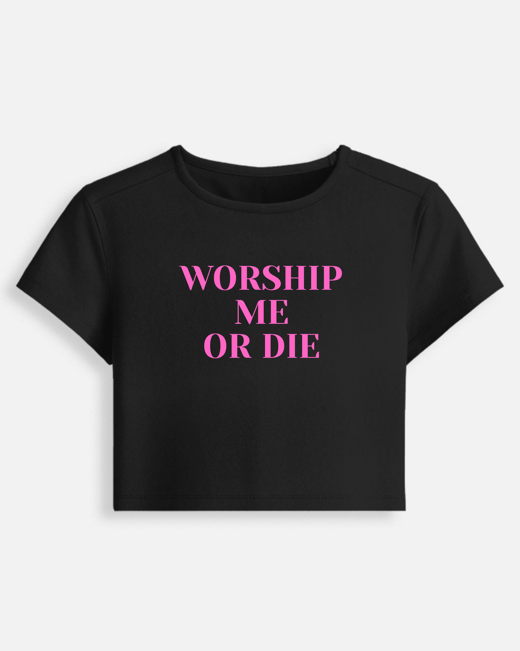 Worship Me - Premium Cotton Baby Tee – Untamed Saints