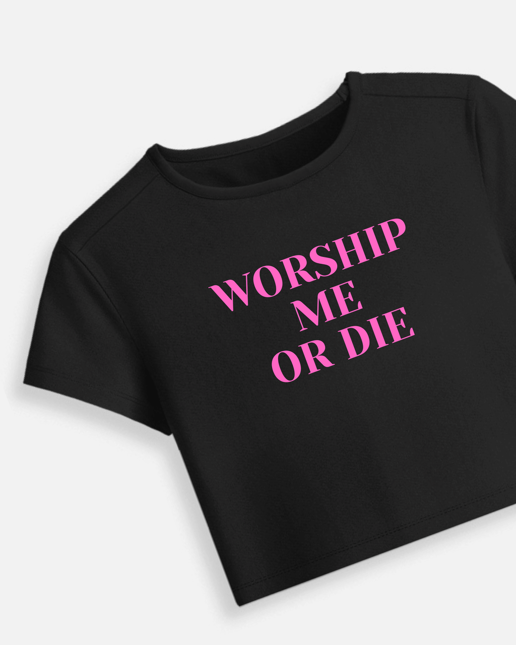 Worship Me - Premium Cotton Baby Tee – Untamed Saints